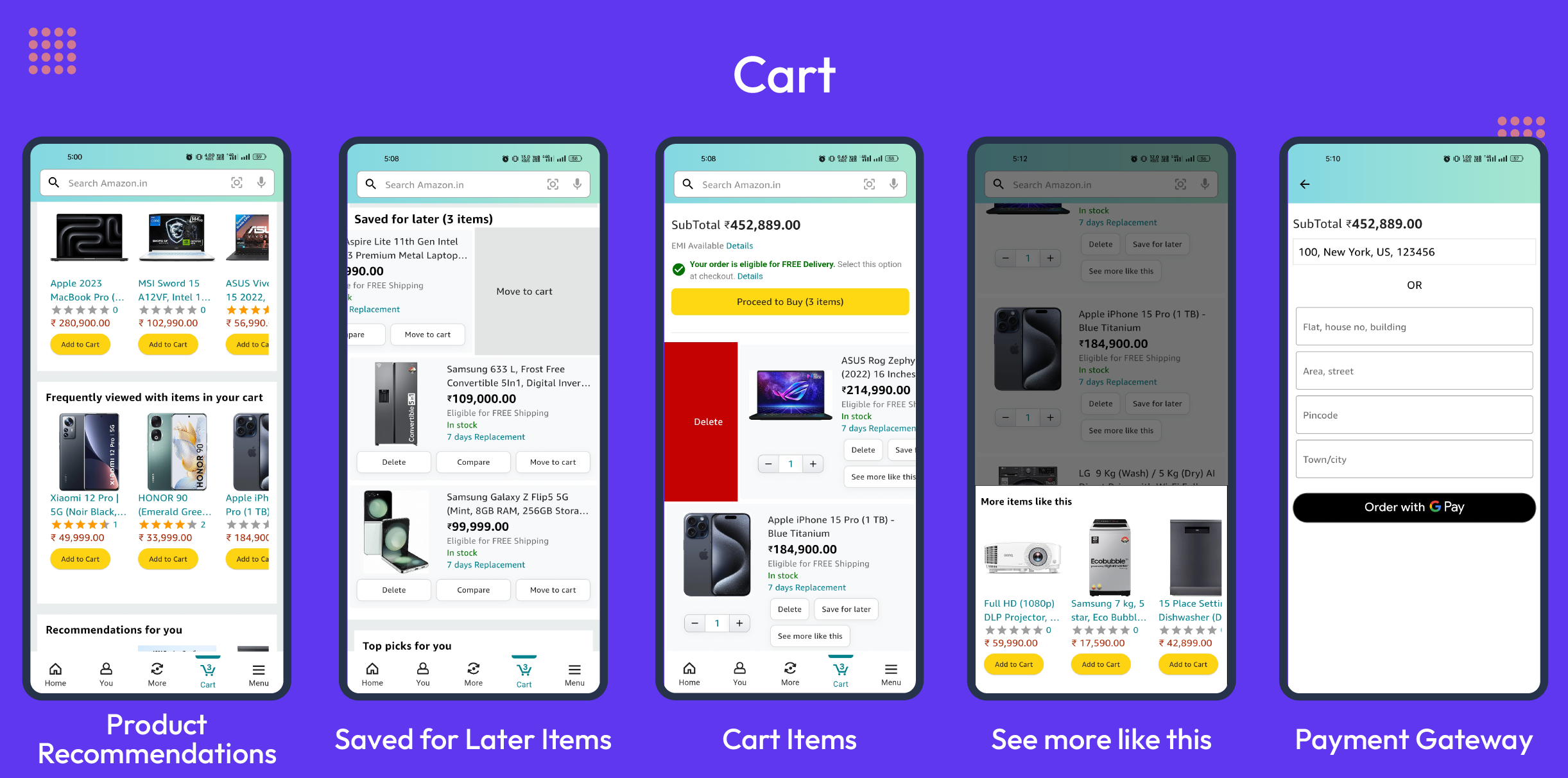 A full-stack e-commerce application that tries to mirror the functionality and user experience ...